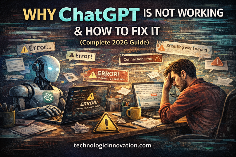 ChatGPT Not Working? Fix It Fast (2026 Guide)